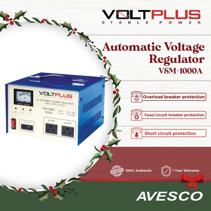 1000VA Automatic Voltage Regulator (Single Phase) | VSM-1000 | Voltplus ...