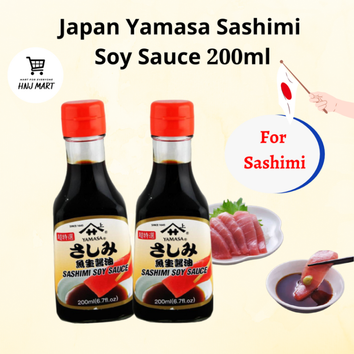 Japan Yamasa Sashimi Soy Sauce 200ml 日本生鱼片酱油 Japanese Soysauce for Sashimi Shoyu Sashimi Tsuyu ...
