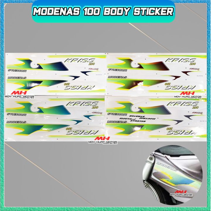 MODENAS KRISS 100 STICKER SET / KRISS100 STICKER SET | Lazada