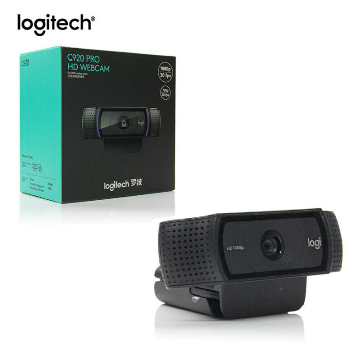 NEW Original Logitech HD C920 Pro Webcam Widescreen Video Calling And ...
