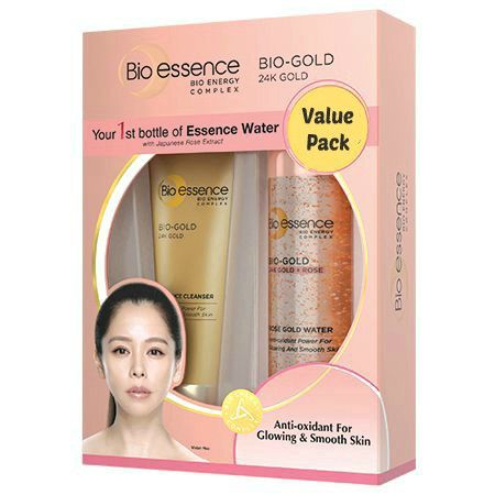 Bio-essence Set (Radiance Cleanser 100g + Rose Gold Water 100ml) Exp ...