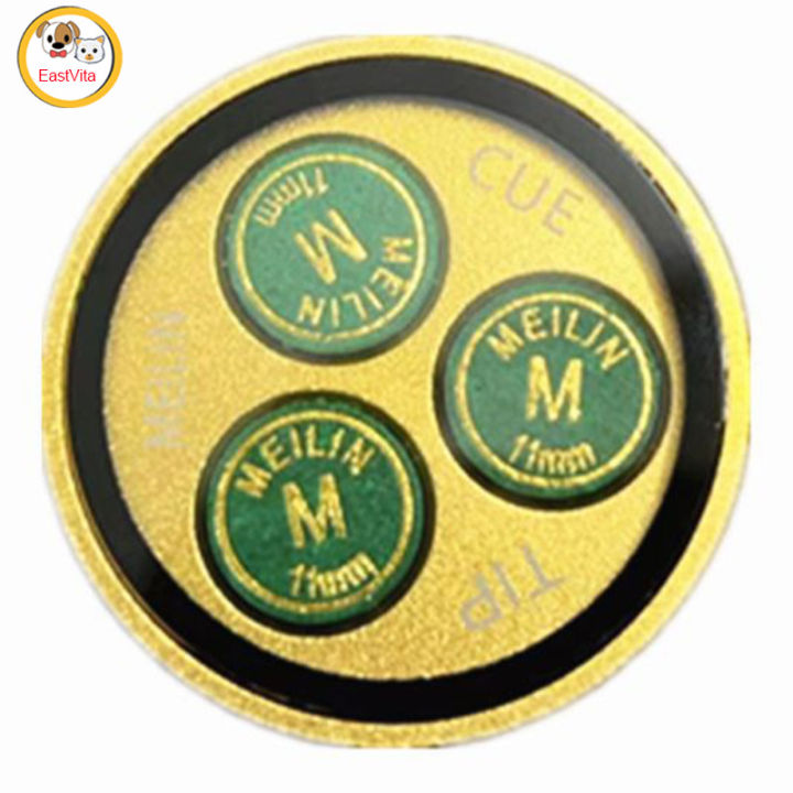 MEILIN Cue Tips Pigskin Pool Cue Tip Snooker Cue Tip Glue On Tip 11mm ...