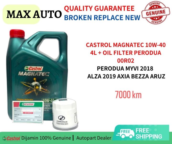 Castrol Magnatec 10W40 10W-40 Semi Synthetic Engine Oil 4L Original ...
