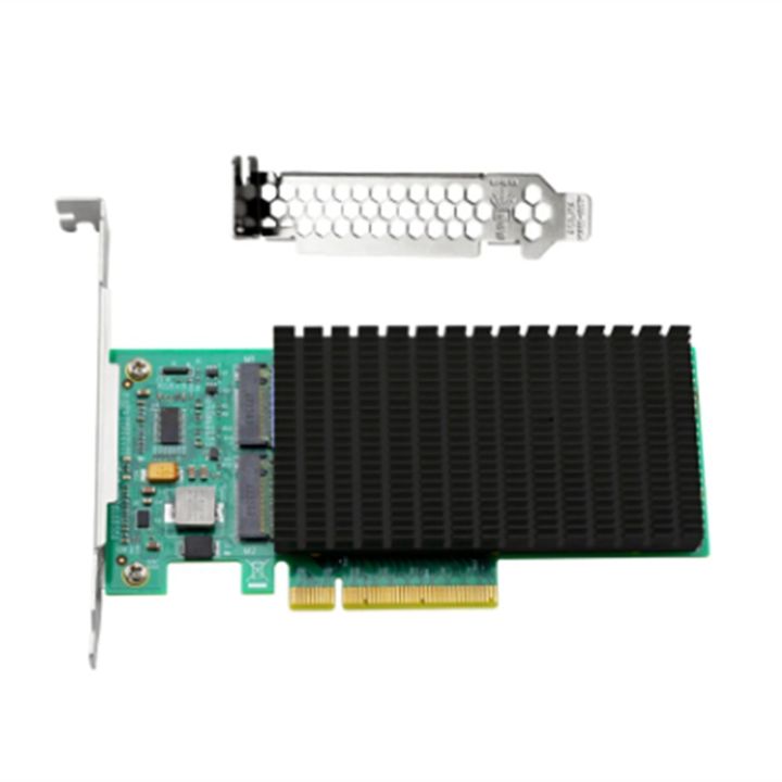 ANM02PE08 NVMe Controller PCIe To M.2 Dual Port with Heatsink ( Not ...