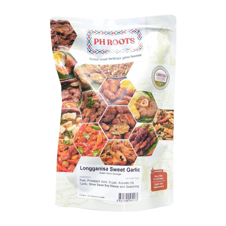 PH Roots Longganisa Sweet Garlic 250G - Frozen | Lazada Singapore