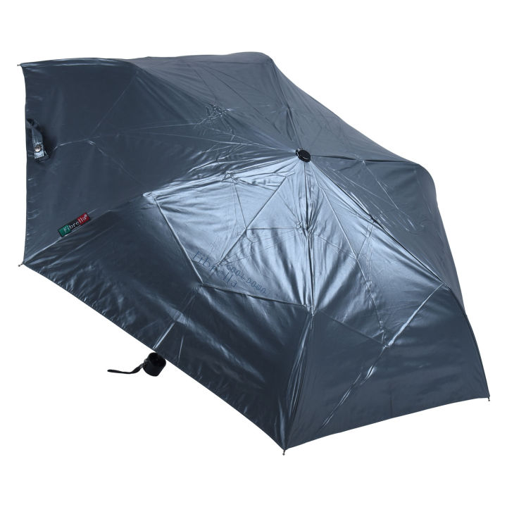 Fibrella Cooldown Manual Umbrella F00368-III (Dark Silver/ Blue ...