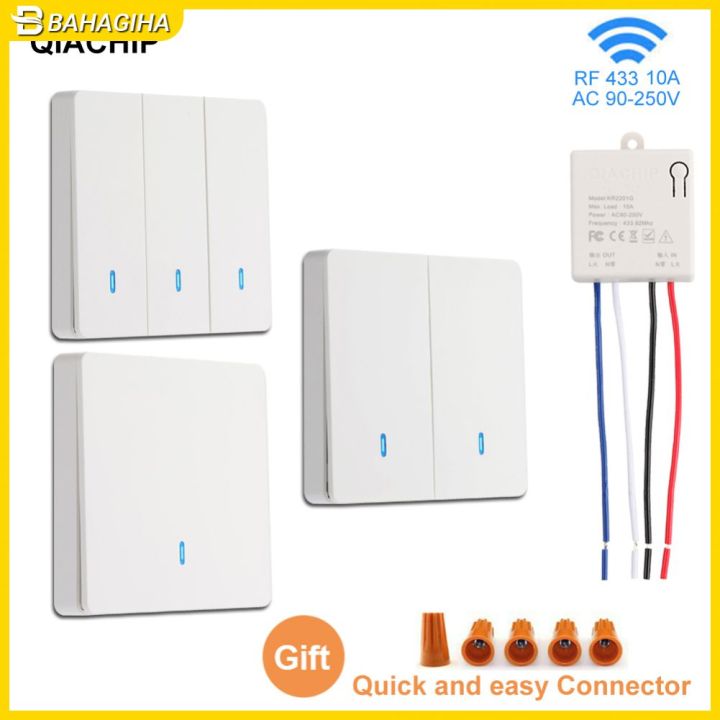 Mini Wireless Switch 433MHZ RF Light Controller Breaker Electrical Home ...