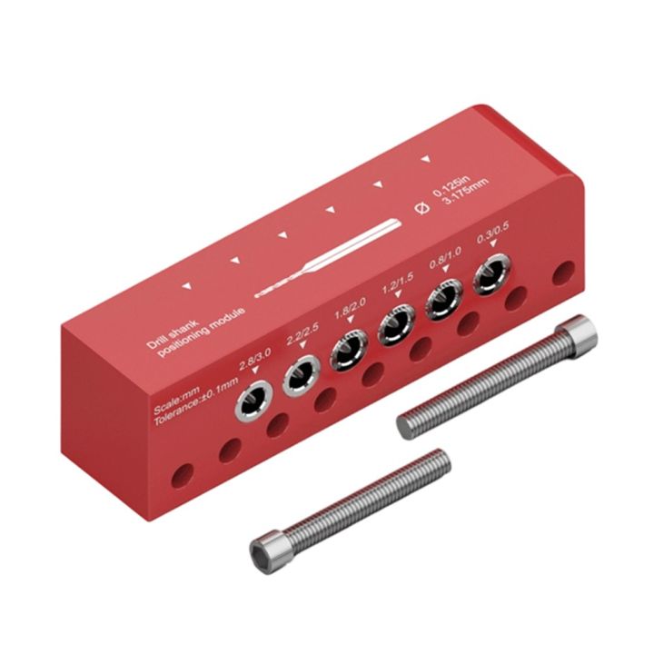 【BEUMK】 CNC Machined Aluminum Positioning Module Center Drill Dowel Jig ...