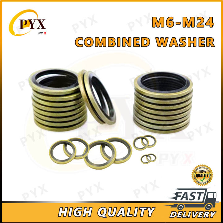 High Pressure Sealing Washer _ Metric Self Centring Bonded Dowty Seals ...