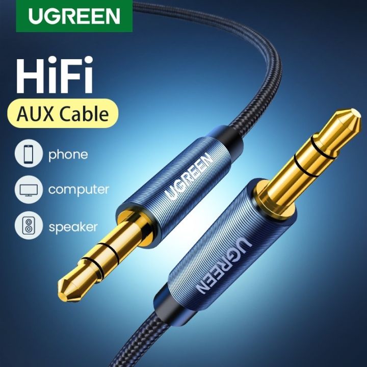 UGREEN Audio Jack Cable 3.5mm Speaker Line Aux Cable | Lazada