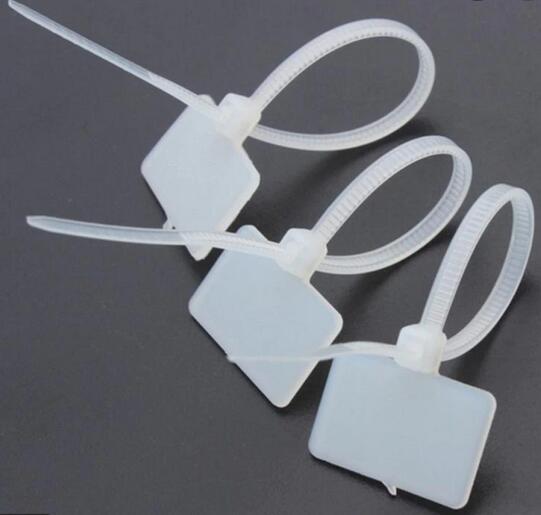 2.5x100MM 4" Nylon Zip Cable Tie with Marking Label Tag | Lazada