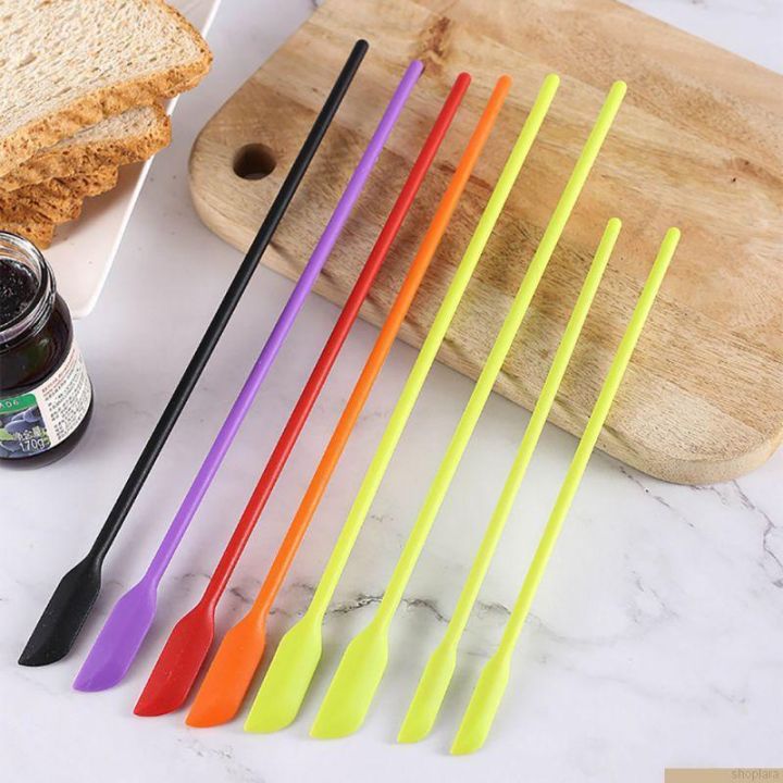 4Pcs Mini Silicone Spatula Set Tiny Scraper Cake Scraper for Kitchen ...