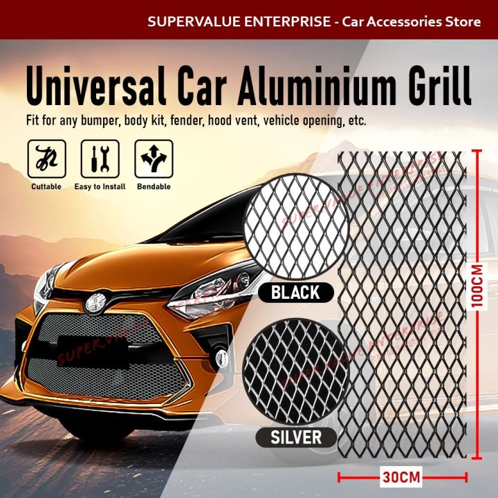 Grille Net Universal Aluminium Front Grill Racing Mesh Vent 100cm x ...