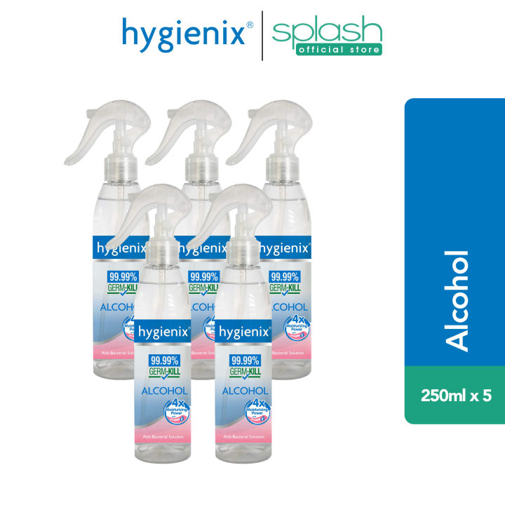 Hygienix Germ Kill Alcohol with Moisturizer Trigger Spray 250ml set of ...