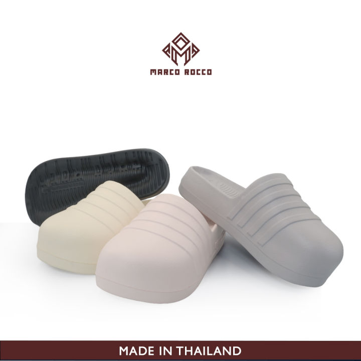 Marco Rocco รองเท้าแตะ ชายและหญิงสไตล์เดียวกัน กันลื่น น้ำหนักเบา ...