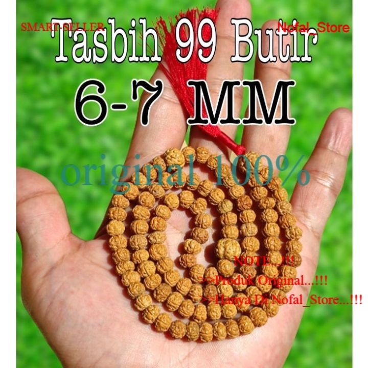 Tasbih Jenitri Rudraksha Genitri Isi 99 Butir 6-7 mm | Lazada Indonesia