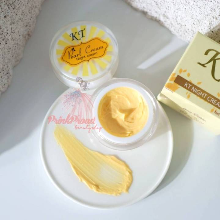(1ชิ้น) KT Night Cream 10g. ผลิตภัณฑ์ บำรุงผิวหน้า พริ้งพราว | Lazada.co.th