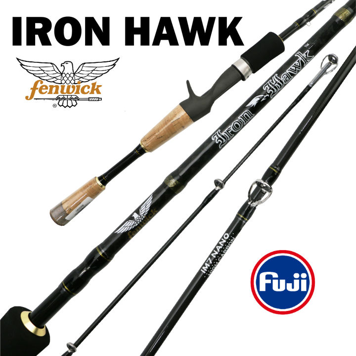 คันเบ็ด Fenwick IRON HAWK (สองท่อน) | Lazada.co.th
