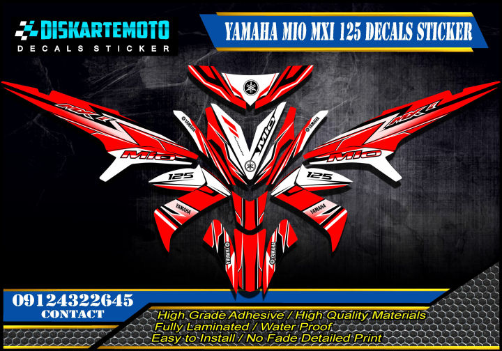 Yamaha Mio Mxi 125 Decals Sticker | Lazada PH