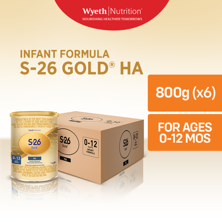 S-26 GOLD HA Can 800g 4.8kg (800g - Pack of 6) | Lazada PH