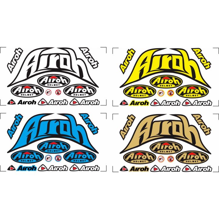 stiker sticker helmet airoh stiker helm airoh | Lazada Indonesia