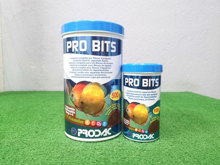 Prodac Pro Bits (100g/ 500g). Discus Fish Food, Goldfish Food. Slow ...