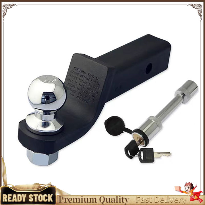 UNIVERSAL Trailer Hitch Mount with 2-Inch Ball & Pin, Fits 2-in ...