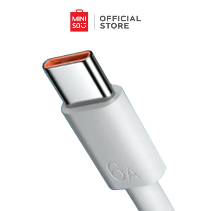 MINISO 100W Fast Charging Type C Cable for Laptop and Cellphone | Lazada PH