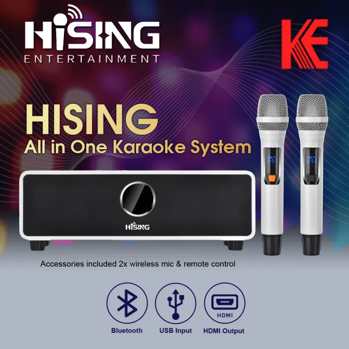 HISING M100 All In One Karaoke Soundbar | Lazada