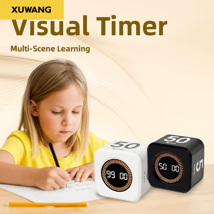 XUWANG MALL LED Display Visual Flip Timer 4 Preset Time Gravity Sensor ...