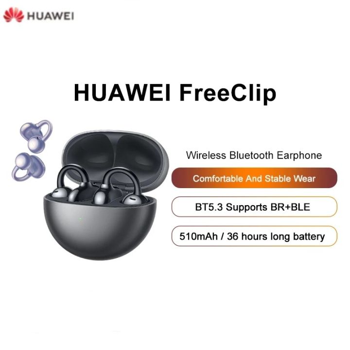 HUAWEI FreeClip Wireless Headphone Open Wireless Charger Bluetooth ...