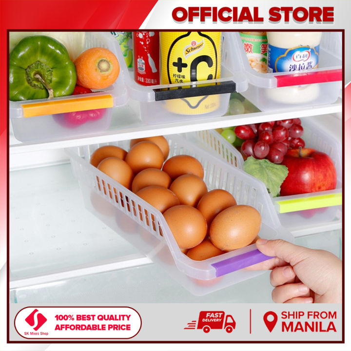 SK Mixes Shop Space Saver Organizer Trays Bins Kitchen Fridge Pantry ...