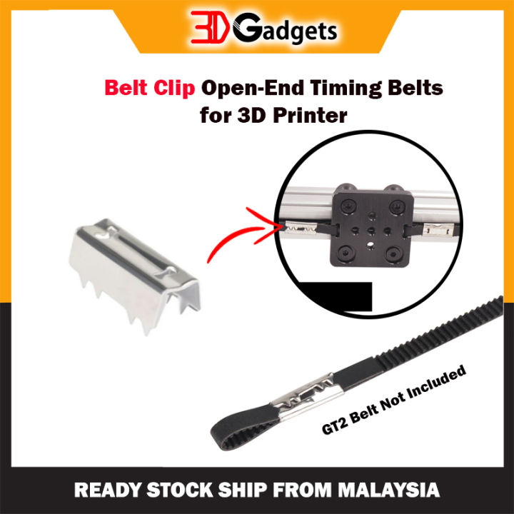 Belt Clip Open-End Timing Belts for 3D Printer | Lazada