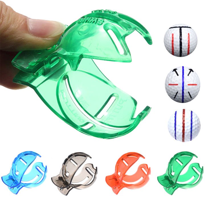 MEIK Golf Ball Line Marker Double-sided Template Drawing Alignment ... MEIK Golf Ball Line Marker Double-sided Template Drawing Alignment ...