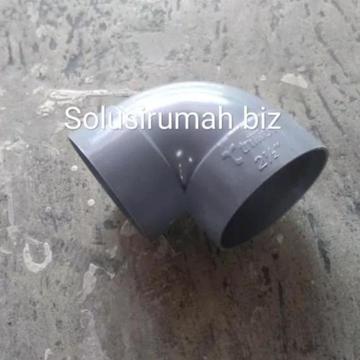 KNEE 2 1/2" DV TRILLIUN SUPRALON FITING PVC SAMBUNGAN 2 1/2 INCH 2.5 in ...