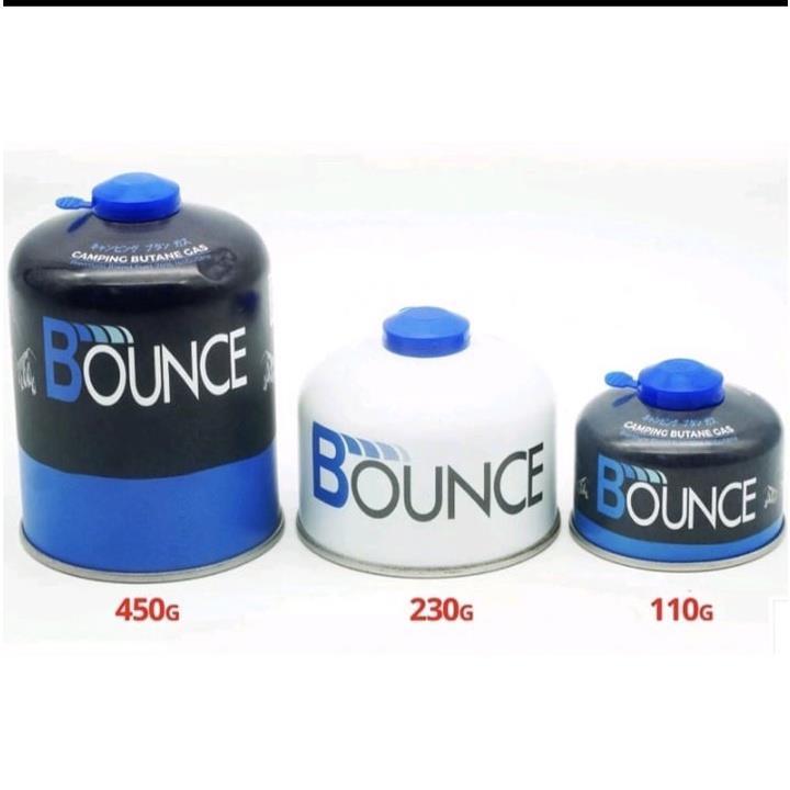 BOUNCE Camping Butane Gas 450g/110 G (Screw Type Canister/Threaded ...