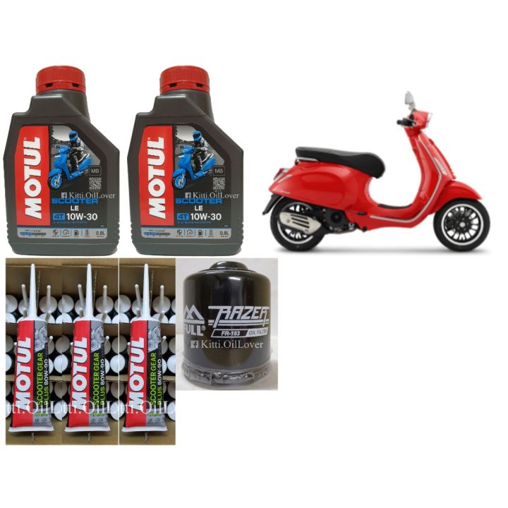 Motul Scooter LE 4T 10W-30 HC-tech hc tech 0.8 ลิตร รถมอเตอร์ไซค์ MB รถ ...