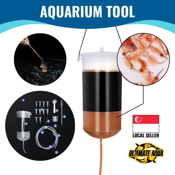 YEE Brine Shrimp Hatching Kit, Professional Incubator, Full Set ...