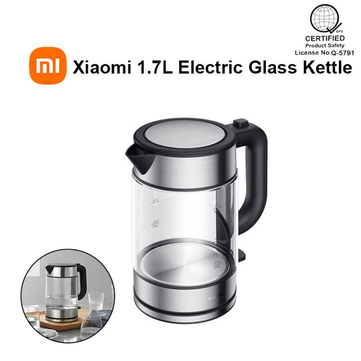 Xiaomi 2200W Electric Glass Kettle 1.7L kettle LED displays Electric ...