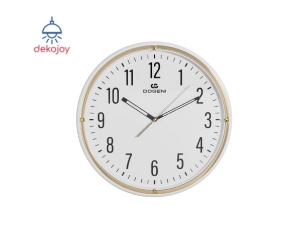 DOGENI นาฬิกาแขวน รุ่น WNP039GD WNP039SL WNP039WT ขนาด Ø35 cm. นาฬิกาแขวนผนัง เข็มเดินเรียบ ร้าน ...
