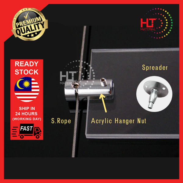 Cable Hanging System Acrylic/Plastic Hanging System Acrylic Hanger | Lazada