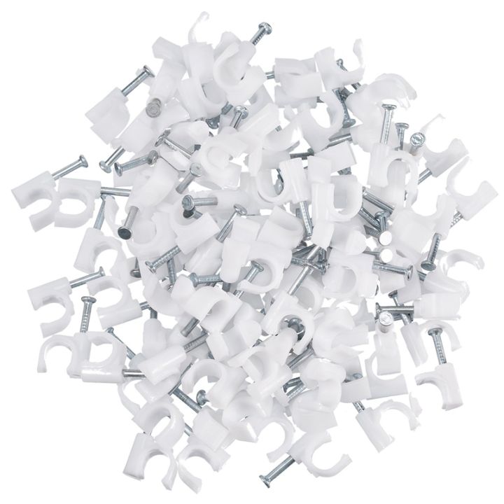 300 Pieces Of Cable Staples Clip Wall Wire Nail Fixture For Ethernet ...