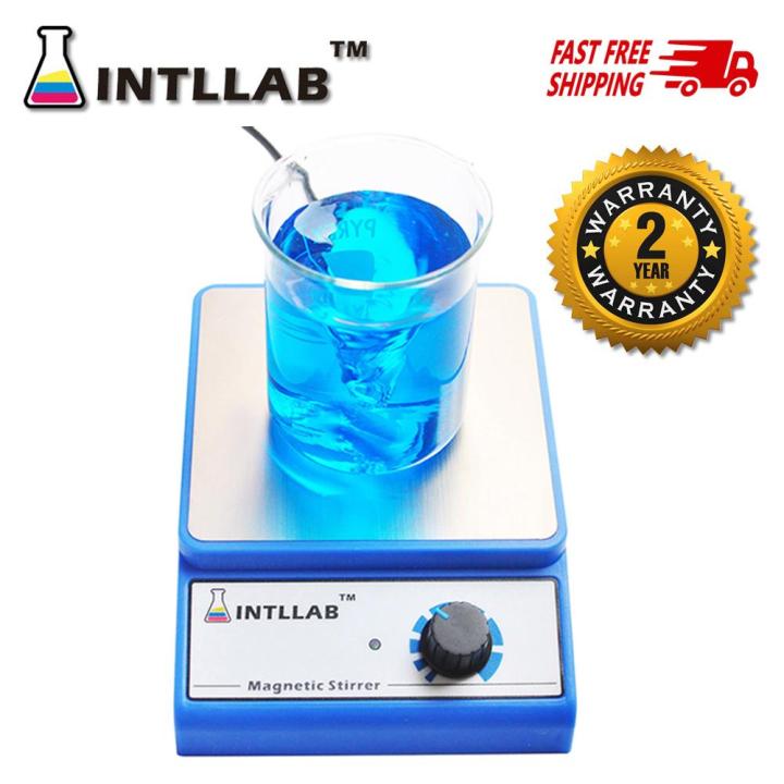 NTLLAB Laboratory Magnetic Stirrer Mixer With Stir Bar 3000 rpm AC 100 ...