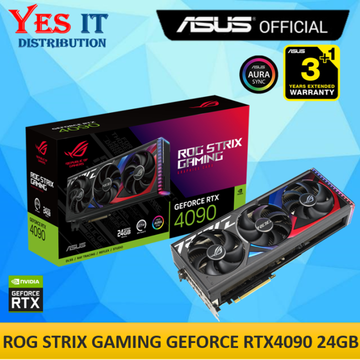 ROG STRIX Gaming GeForce RTX4090 24GB / RTX 4090 24GB GDDR6X OC edisi ...