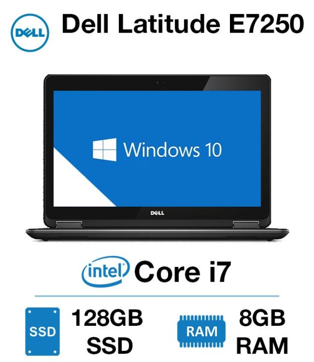 LAPTOP DELL E7250 i7 5TH RAM 16GB/256SSD WIN 10 -FREE TAS | Lazada ...