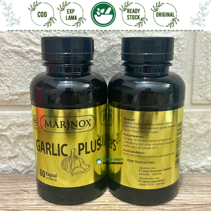 MARINOX GARLIC PLUS 60 KAPSUL N GARLIC kardiovaskular jantung ...