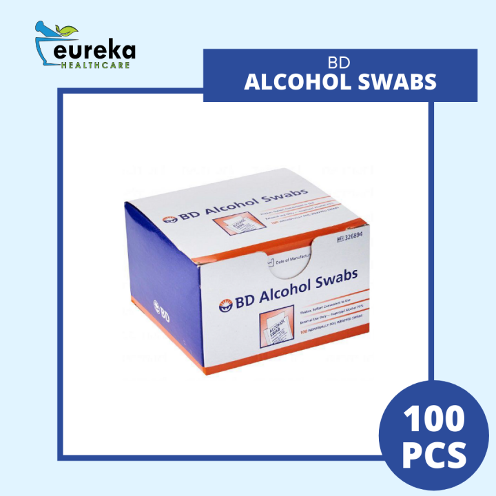 BD ALCOHOL SWABS 100'S - BOX | Lazada