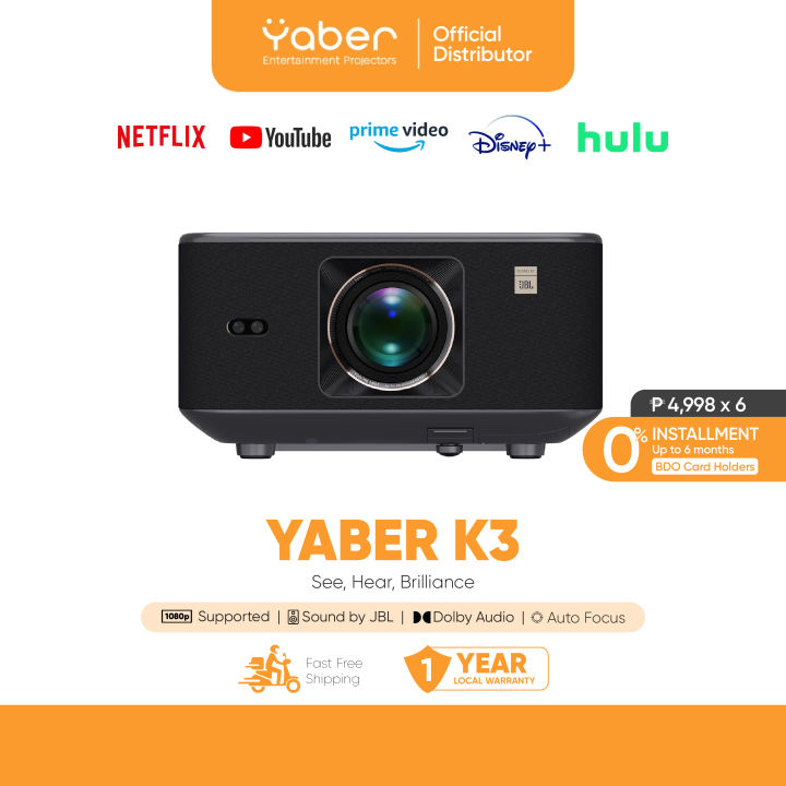 Yaber Entertainment Projector K3 / K3 Pro | Lazada PH