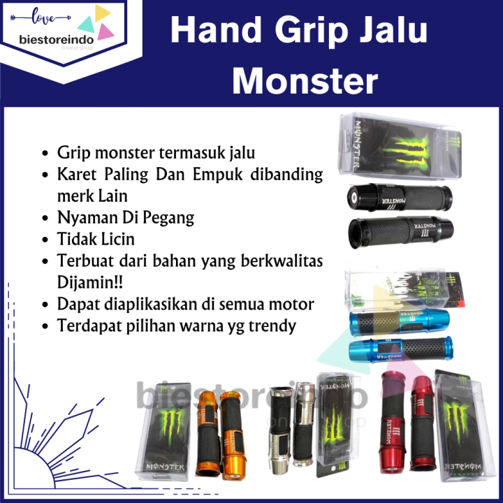 Hand Grip Motor Monster Jalu | Lazada Indonesia