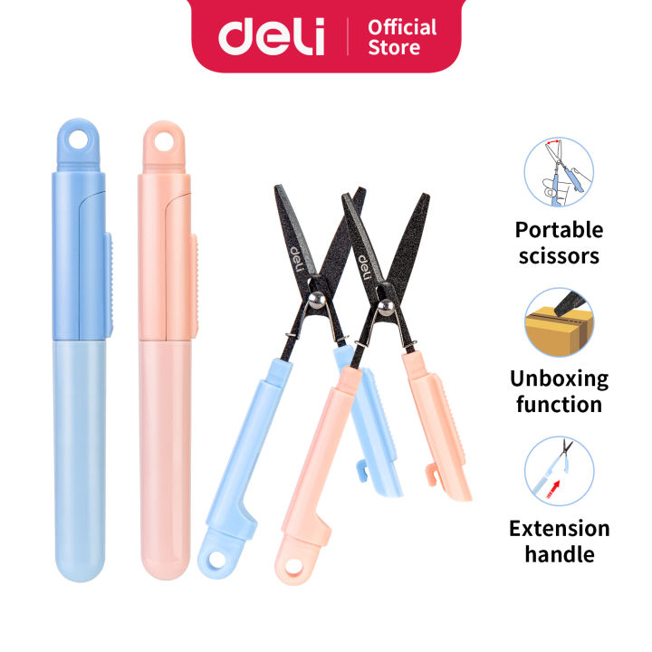 Deli Scissors 77761 OuYang Nana Series Portable Scissors Extension ...